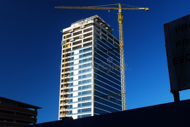 Almost completed building stock photo. Image of architect - 16724430