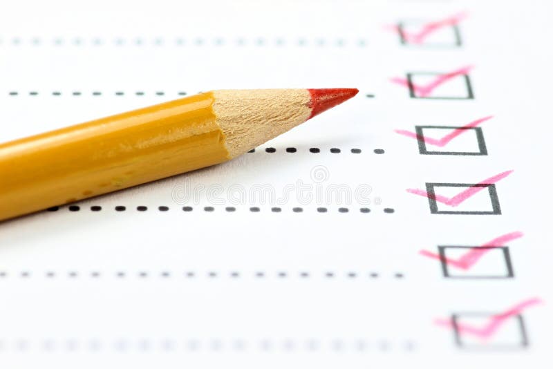 Completed checklist stock photo. Image of expertise, finished - 65741204