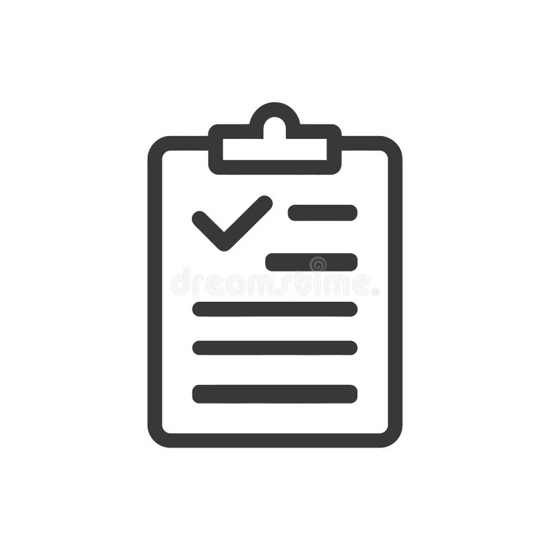 Checklist Icon: Simple and Modern Design for Organization and ...