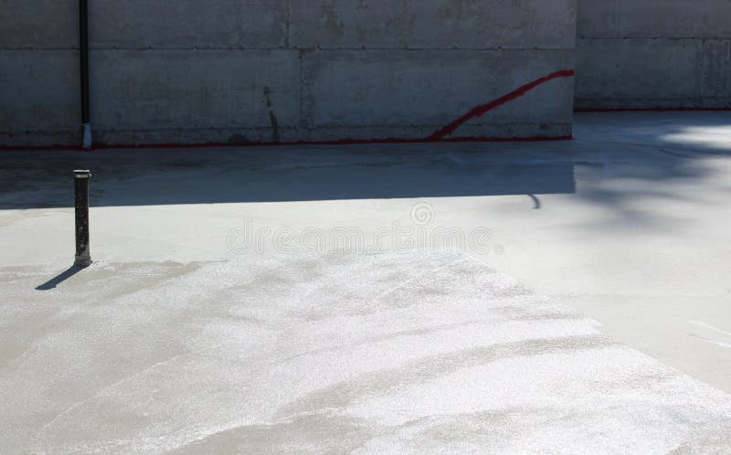 A Concrete Foundation on a Building Stock Image - Image of improvement ...