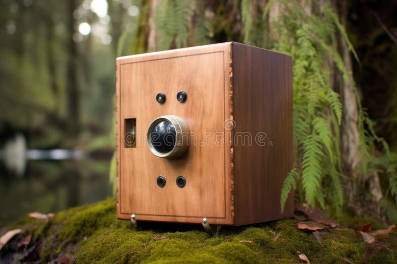 Completed Diy Pinhole Camera in Natural Setting Stock Illustration ...