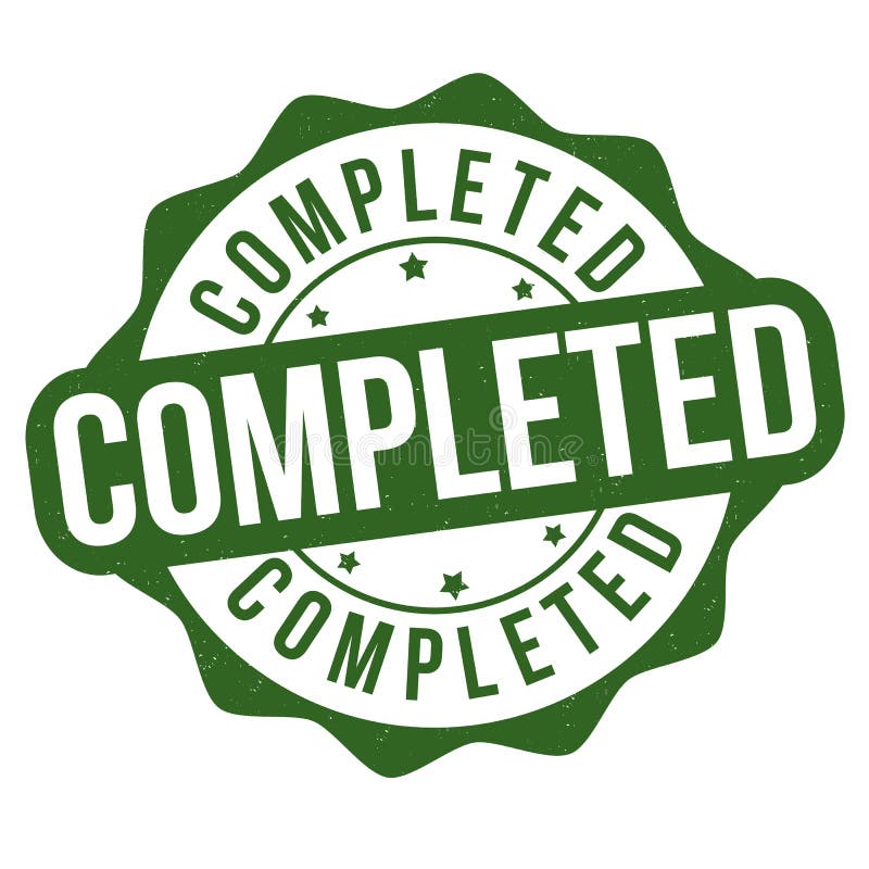 Completed Sticker Stock Illustrations – 581 Completed Sticker Stock ...