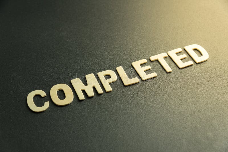 Completed letter stock photo. Image of serif, template - 98529664