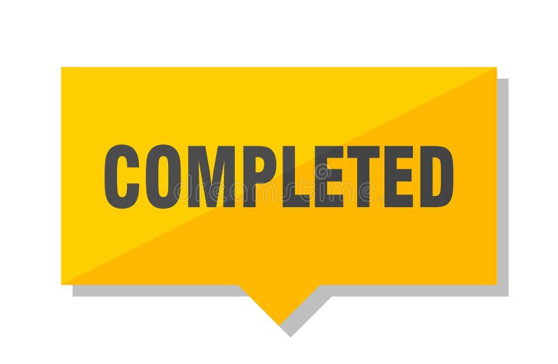 Completed price tag stock vector. Illustration of button - 118880514