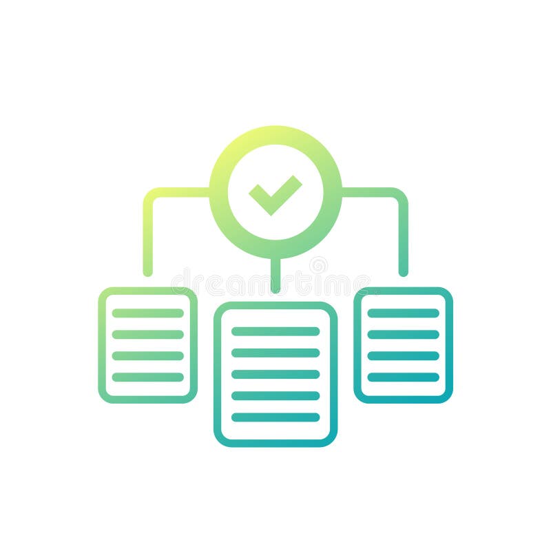 Completed Projects Icon on White Stock Vector - Illustration of ...