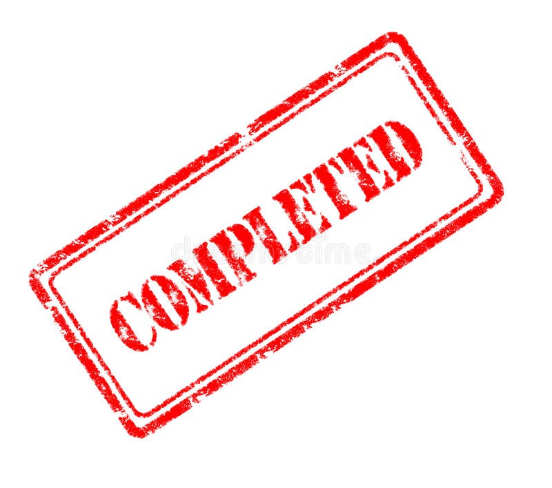 Completed rubber stamp stock illustration. Illustration of grunge ...