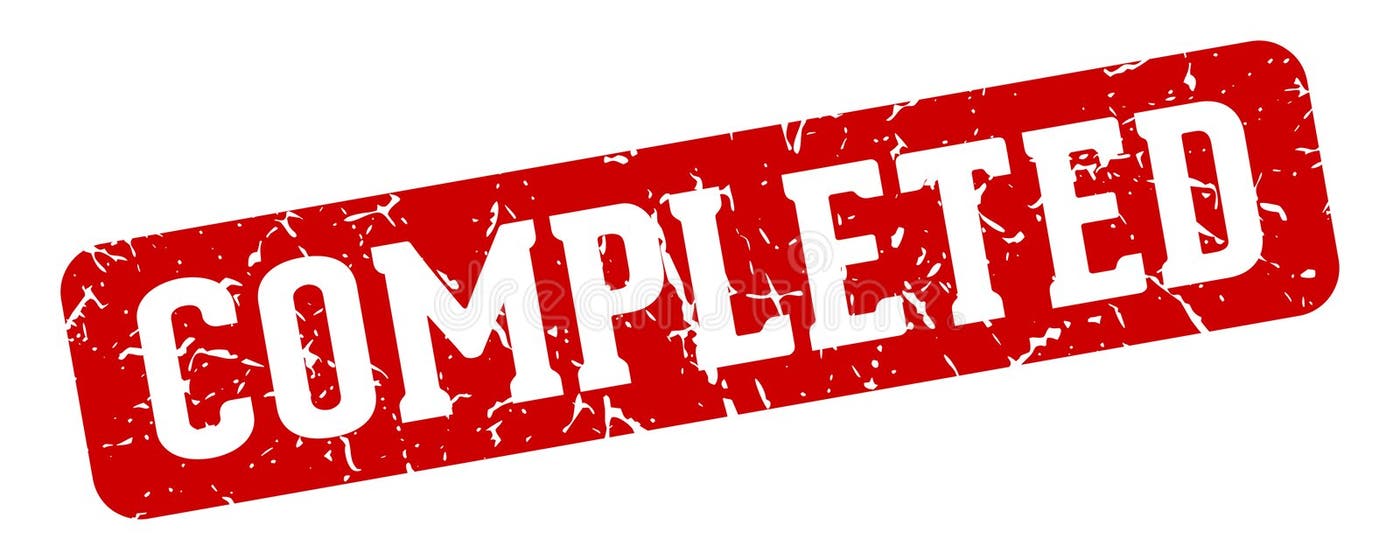 Completed Stamp Transparent Background Stock Illustrations – 54 ...