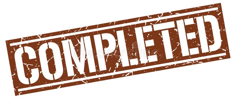 Completed stamp stock vector. Illustration of insignia - 120288298