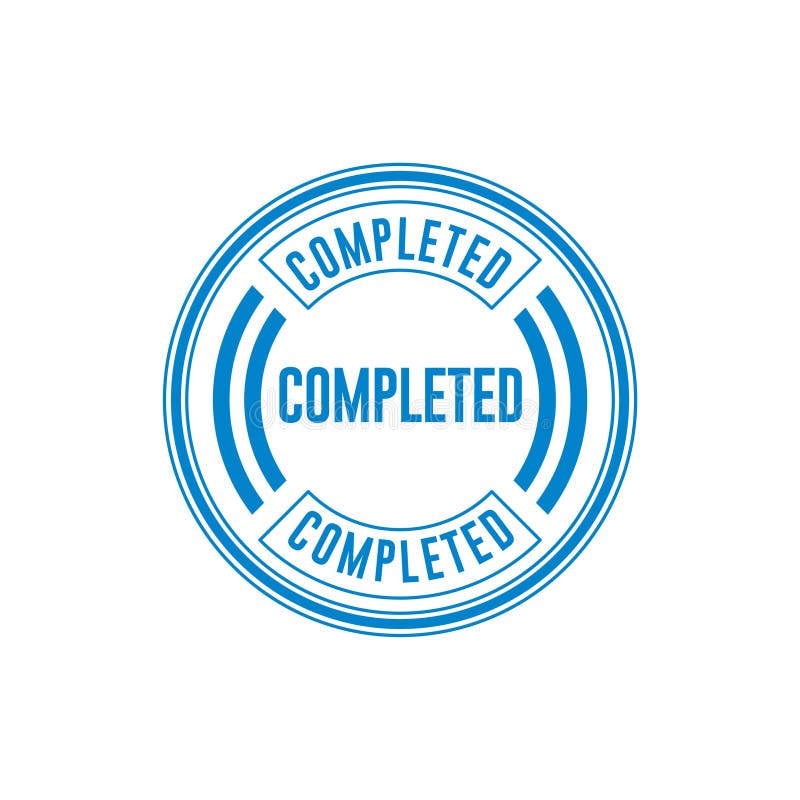 Vector Completed Stamp Stock Illustrations – 1,229 Vector Completed ...