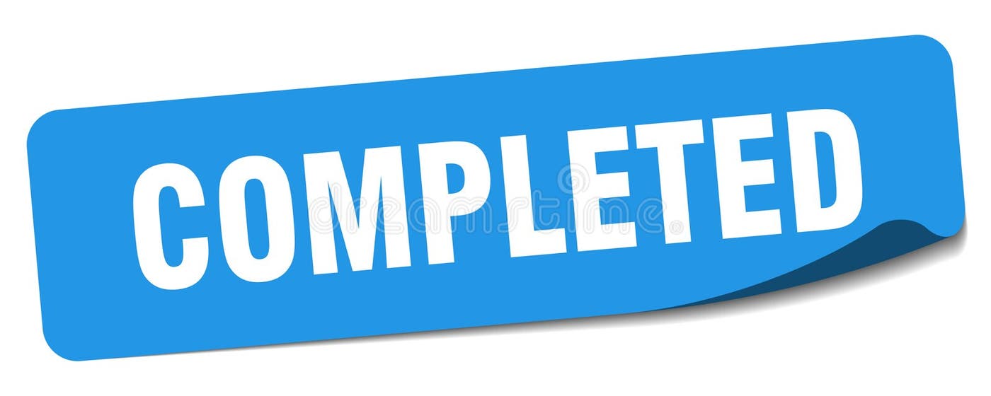 Completed Sticker Stock Illustrations – 669 Completed Sticker Stock ...