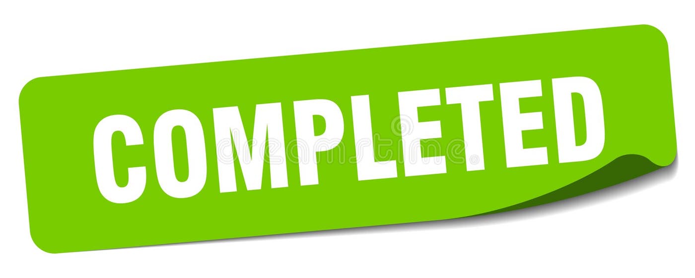 Completed Sticker Stock Illustrations – 669 Completed Sticker Stock ...