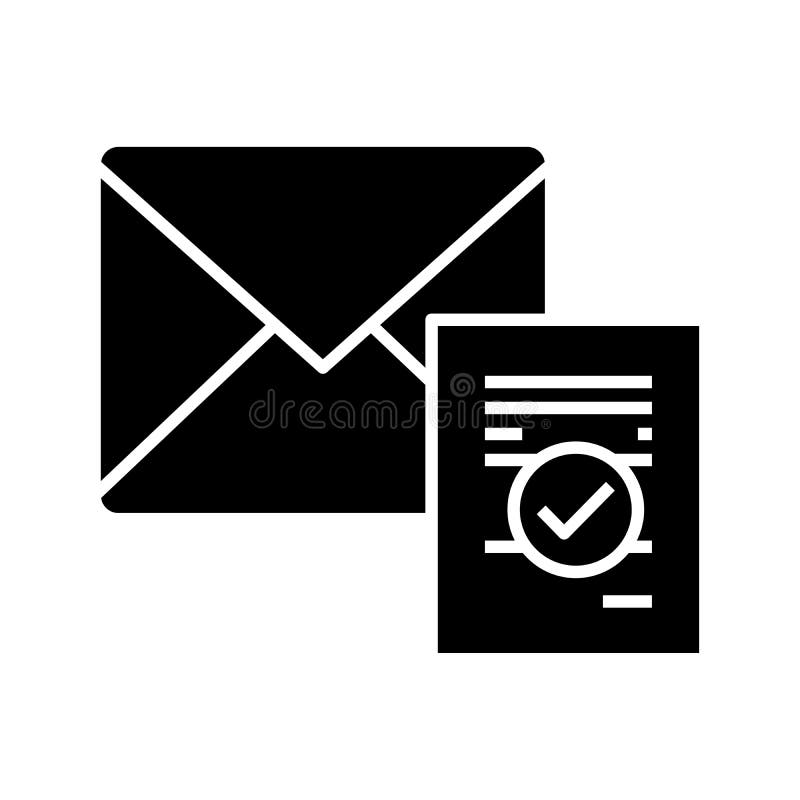Completed Task Black Icon, Concept Illustration, Vector Flat Symbol ...