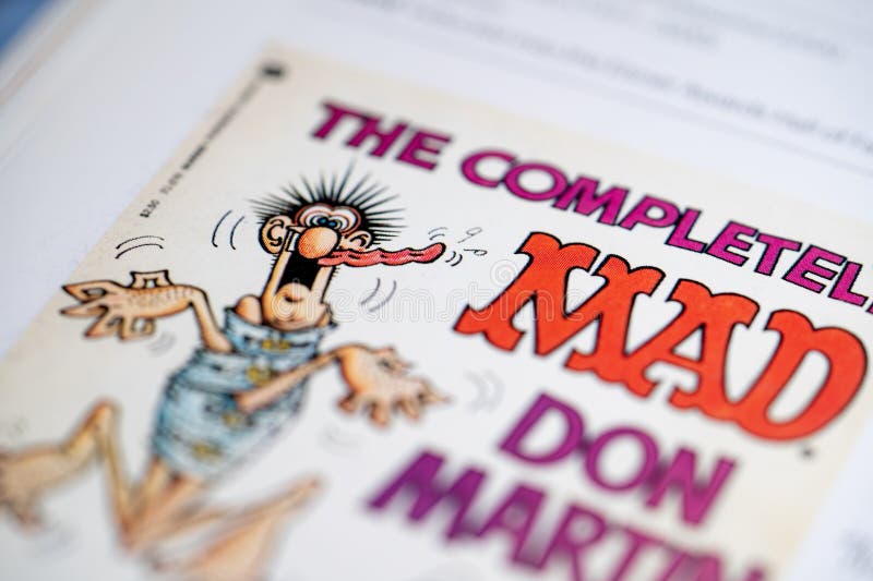 The Completely MAD Don Martin from a Comic Book. Editorial Photo ...
