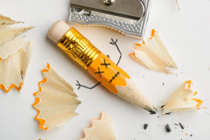 Completely used pencil stock image. Image of life, burnout - 140216111