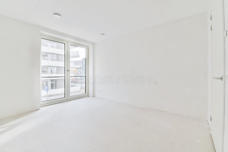 A completely white room stock photo. Image of luxurious - 235823034