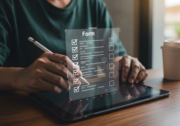 Online Digital Form Checklist Survey on Tablet with Stylus for Efficient Data Collection Process ...