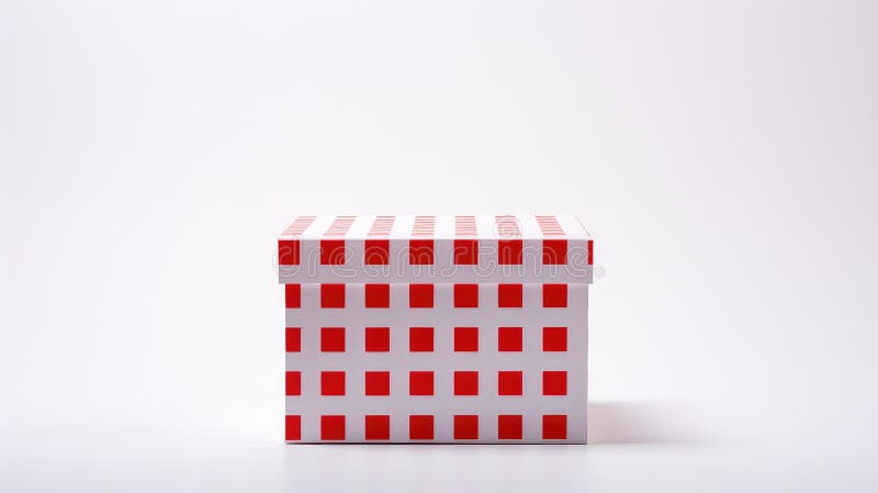 Completion Red Check Mark in Box Stock Illustration - Illustration of ...