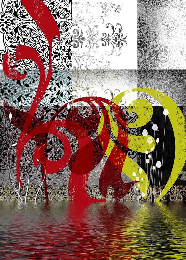 Complex Abstract Background Stock Illustration - Illustration of ...