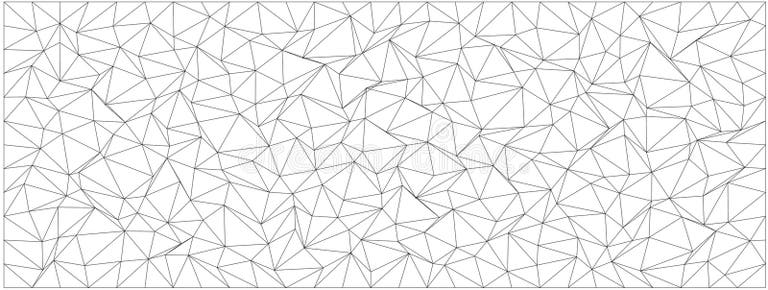 Complex Abstract Geometric Pattern with Chaotic Triangular Lines for ...