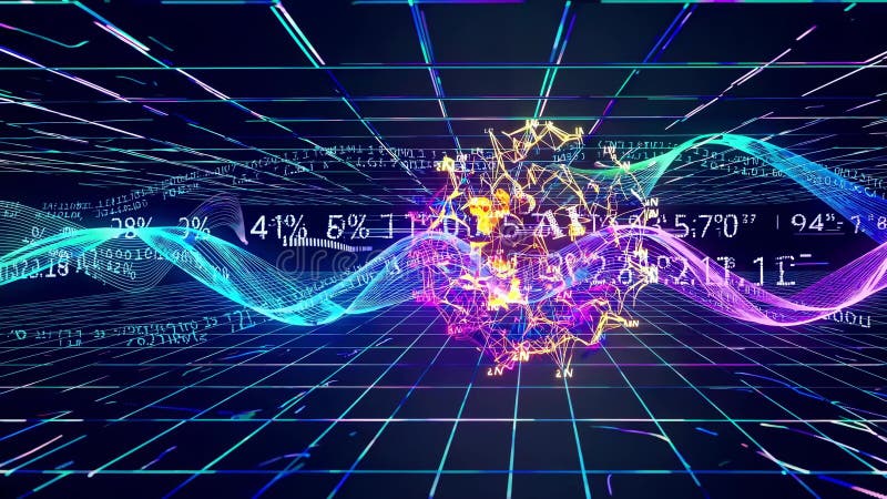 Complex Algorithms and Data Streams Intertwining, Forming Vibrant and Evolving Patterns ...