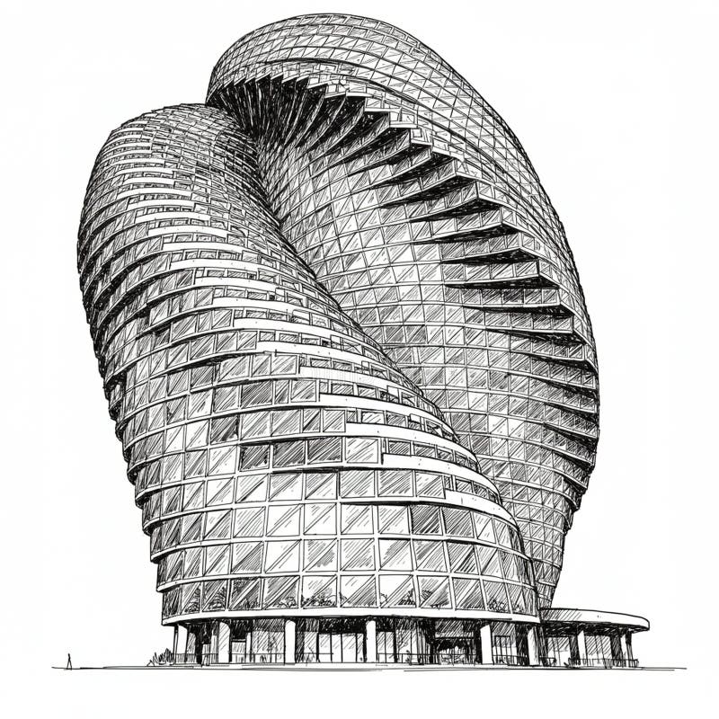 Complex Architectural Structure Stock Illustrations – 5,212 Complex ...