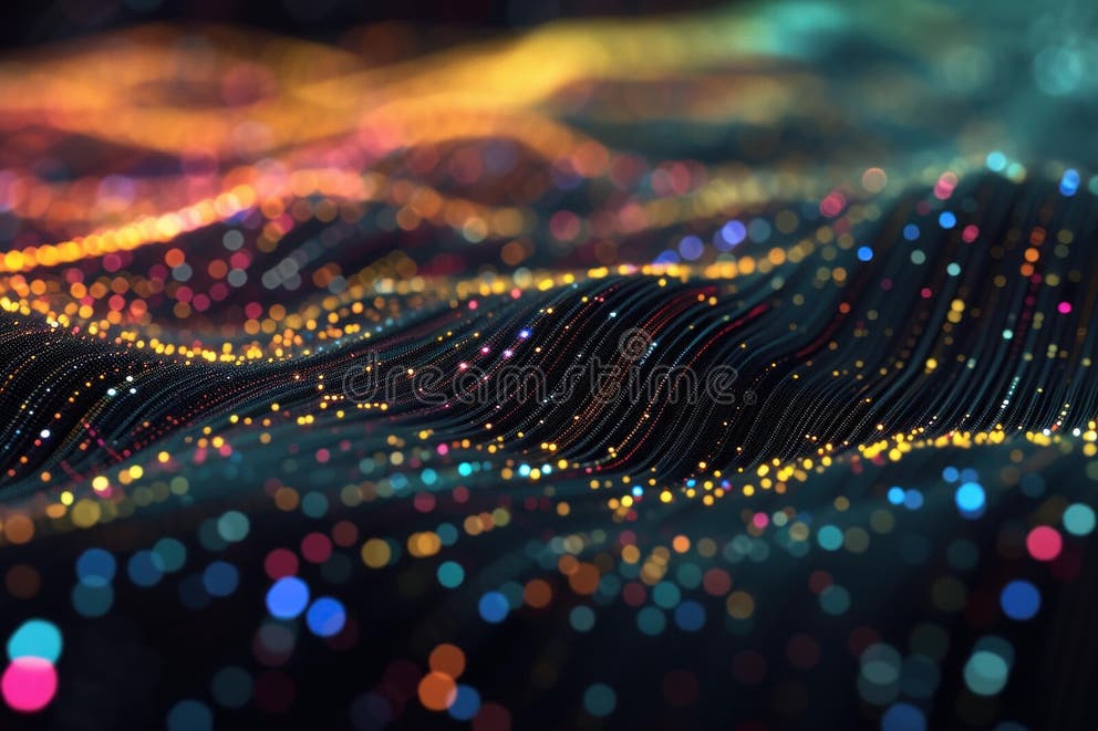 Complex Big Data Visualization. Generate Ai Stock Photo - Image of ...