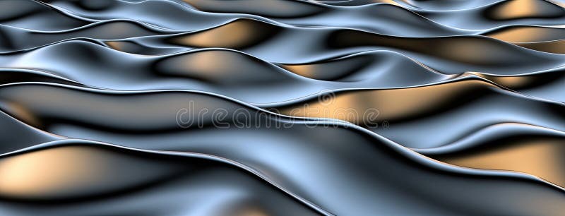 Intricate Black Abstract Shapes Arranged on a Deep Black Background in ...