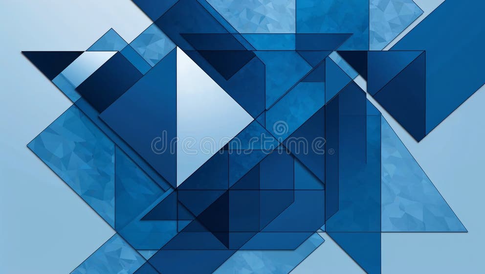Complex Blue Geometric Pattern with Intersecting Quadrilaterals Stock ...