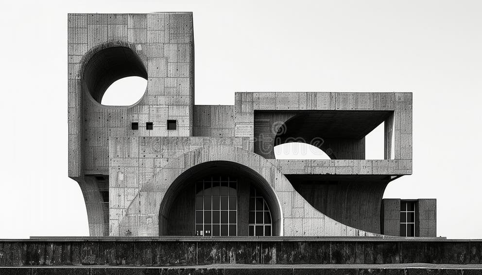 Brutalist Structure Stock Illustrations – 446 Brutalist Structure Stock ...