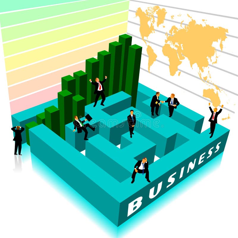 Complex business stock vector. Illustration of business - 16817075