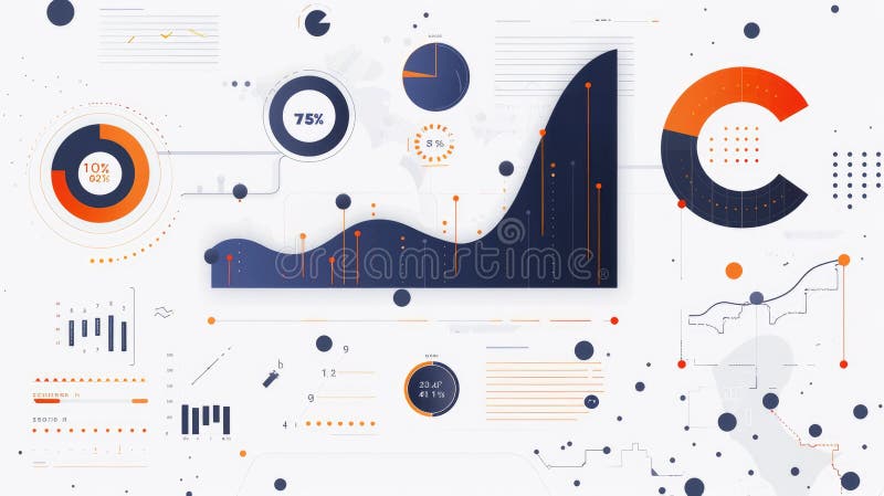 Complex Business Application Website with Statistic Infographic Design ...