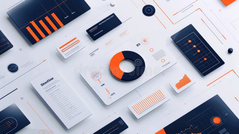 Complex Business Application Website with Statistic Infographic Design ...