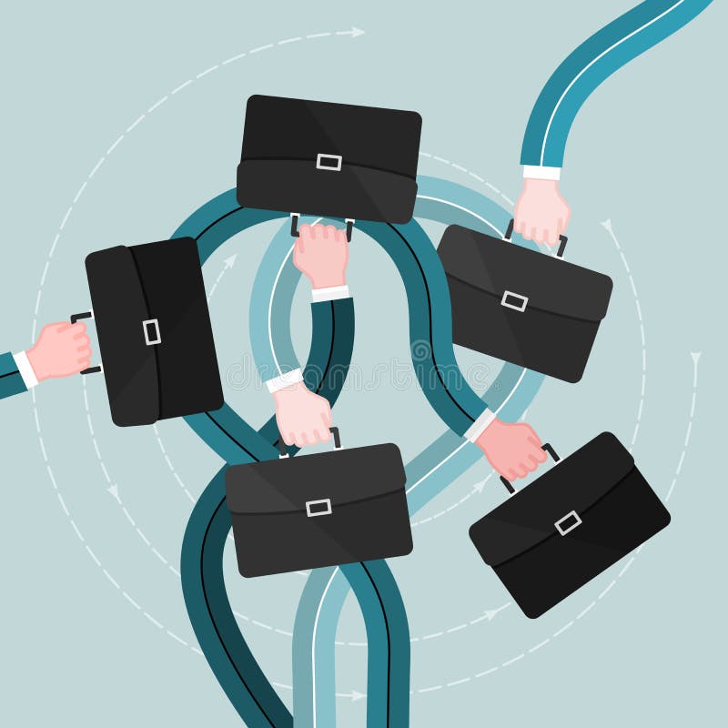 Complex business stock vector. Illustration of tangled - 45793257