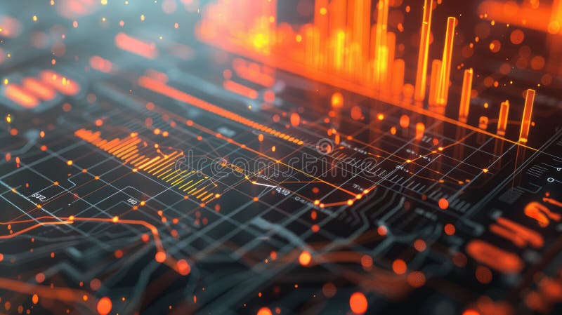 Complex Business Graph Present Statistic Infographic Design for ...