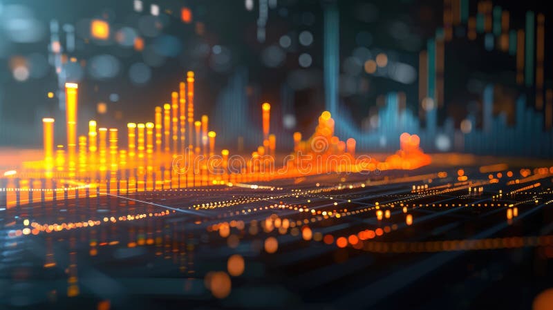 Complex Business Graph Present Statistic Infographic Design for ...