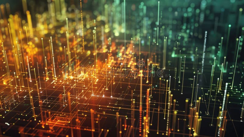 Complex Business Graph Present Statistic Infographic Design for ...