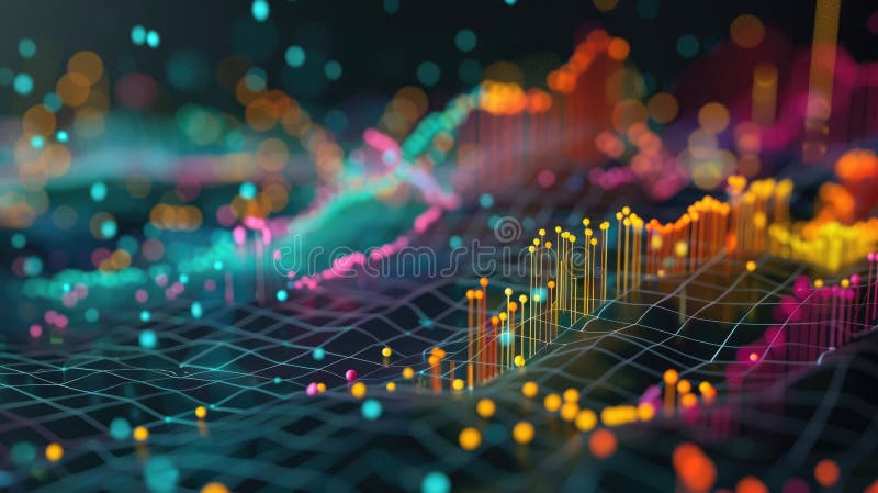 Complex Business Graph Present Statistic Infographic Design for ...