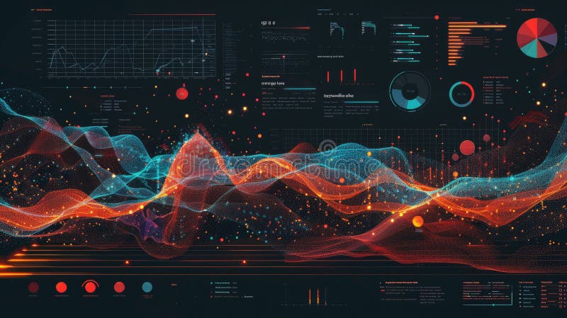 Complex Business Graph Present Statistic Infographic Design for ...