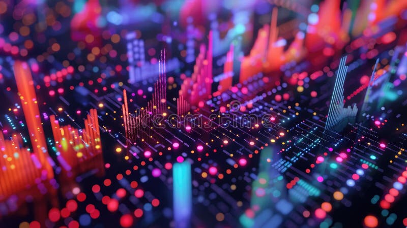 Complex Business Graph Present Statistic Infographic Design for ...