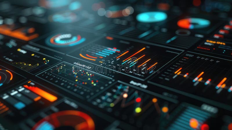 Complex Business Graph Present Statistic Infographic Design for ...