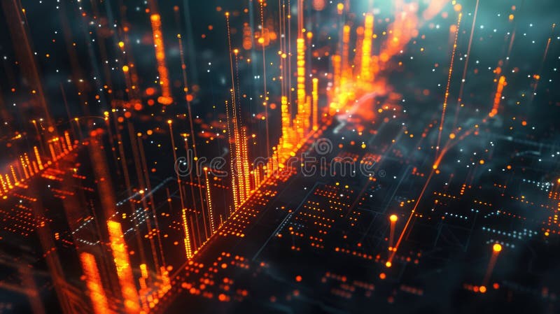 Complex Business Graph Present Statistic Infographic Design for ...