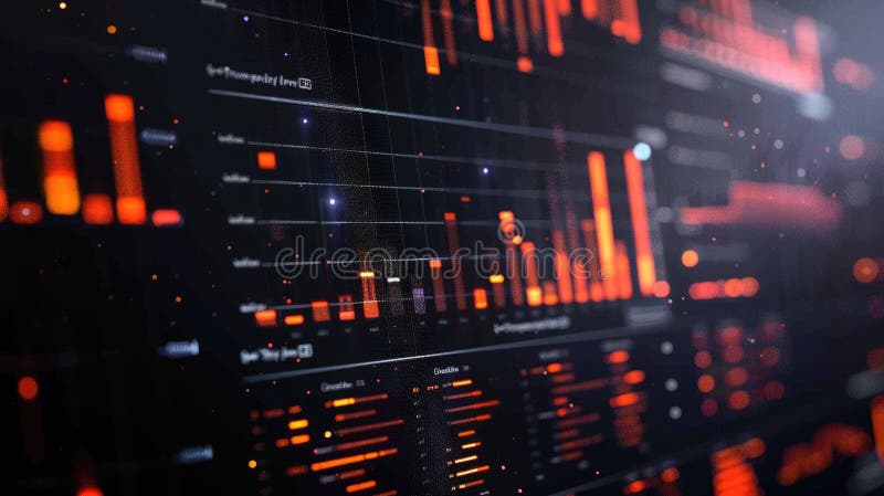 Complex Business Graph Present Statistic Infographic Design for ...