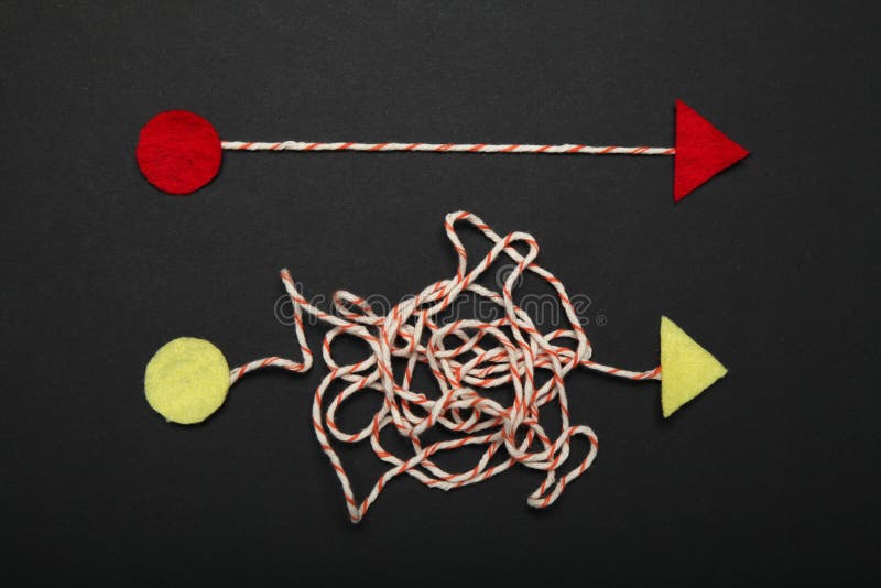 Complex Business Problem, Trouble Making. Easy and Soft Way Stock Image ...