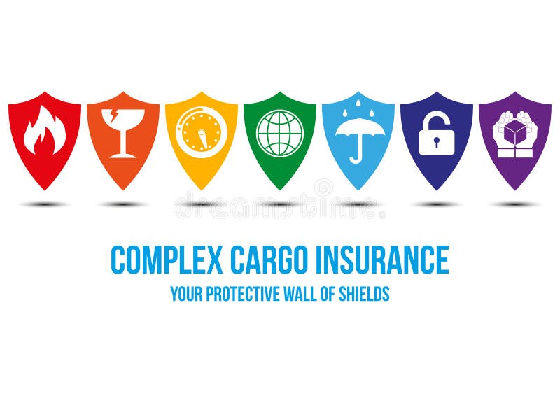 Complex Cargo Insurance Design Concept Stock Illustration ...