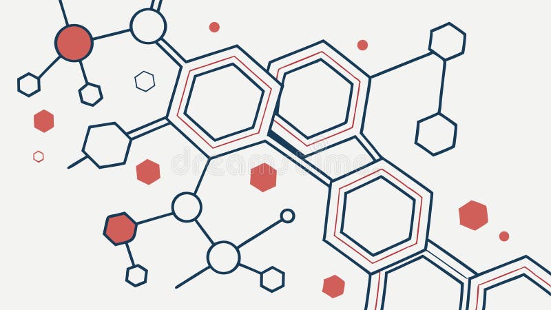 Complex Chemical Structure. Molecular Science Vector Illustration ...