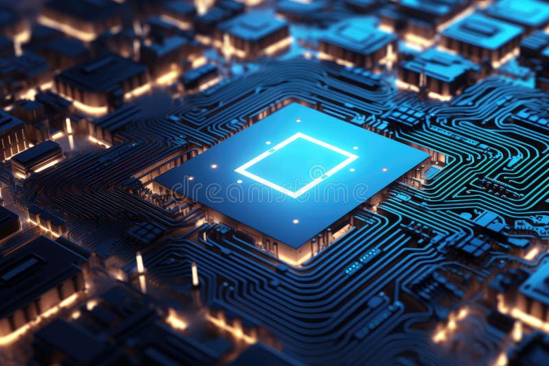 Complex Circuit Board, Illustrating the Integration of Artificial ... Complex Circuit Board, Illustrating the Integration of Artificial ...
