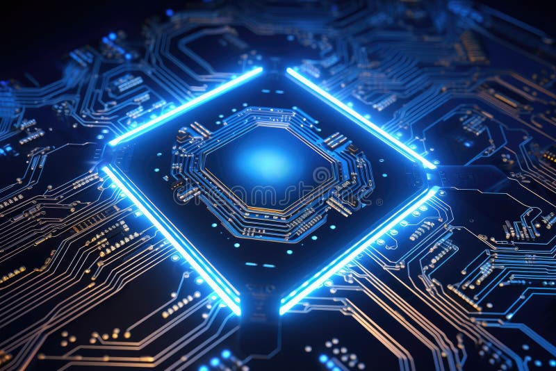 Complex Circuit Board, Illustrating the Integration of Artificial ... Complex Circuit Board, Illustrating the Integration of Artificial ...