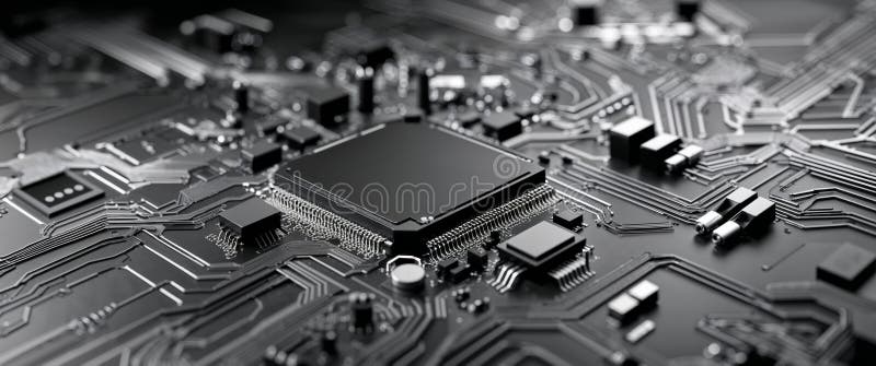 Complex Circuit System Featuring Integrated Circuit Board and Multiple ...