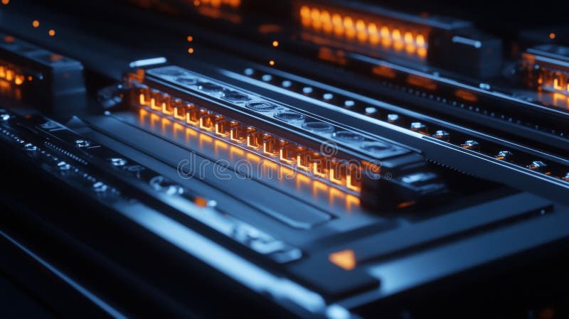 Innovative Manufacturing Process Illuminating High Tech Circuit Board ...