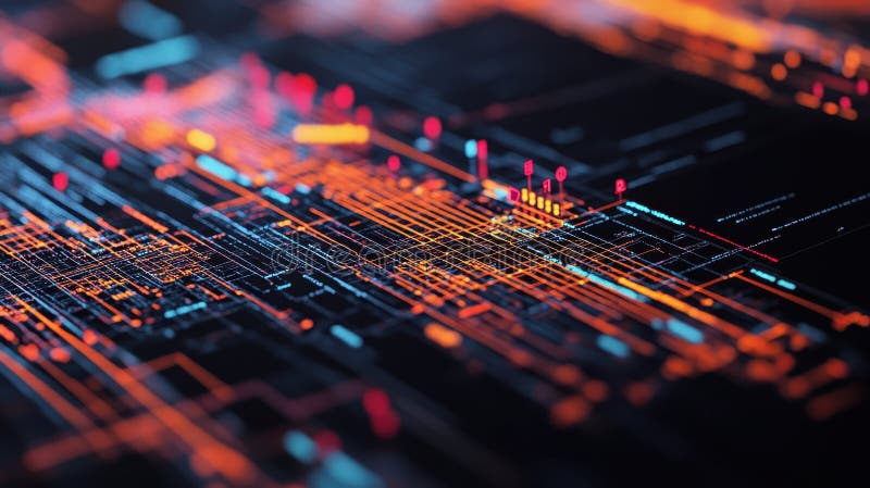 Complex Circuitry: a High-Tech Abstract Representation of Network ...